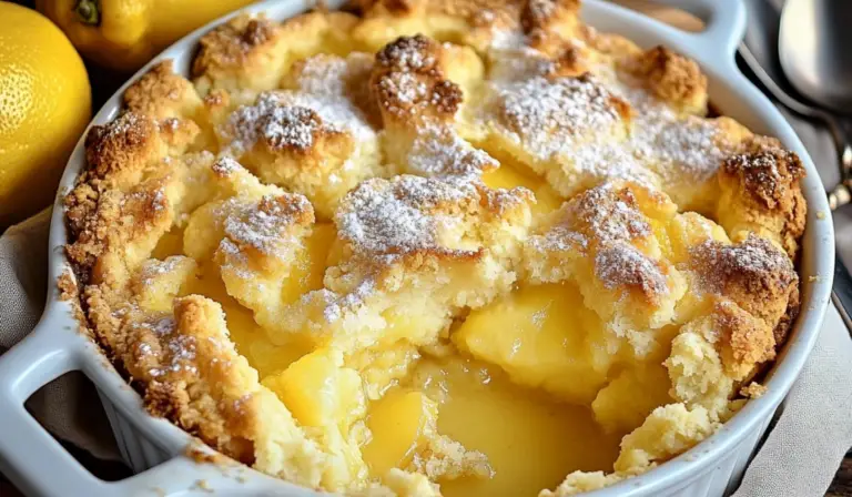 Magic Lemon Cobbler: A Sweet, Tangy Dessert Delight - Susan Recipes
