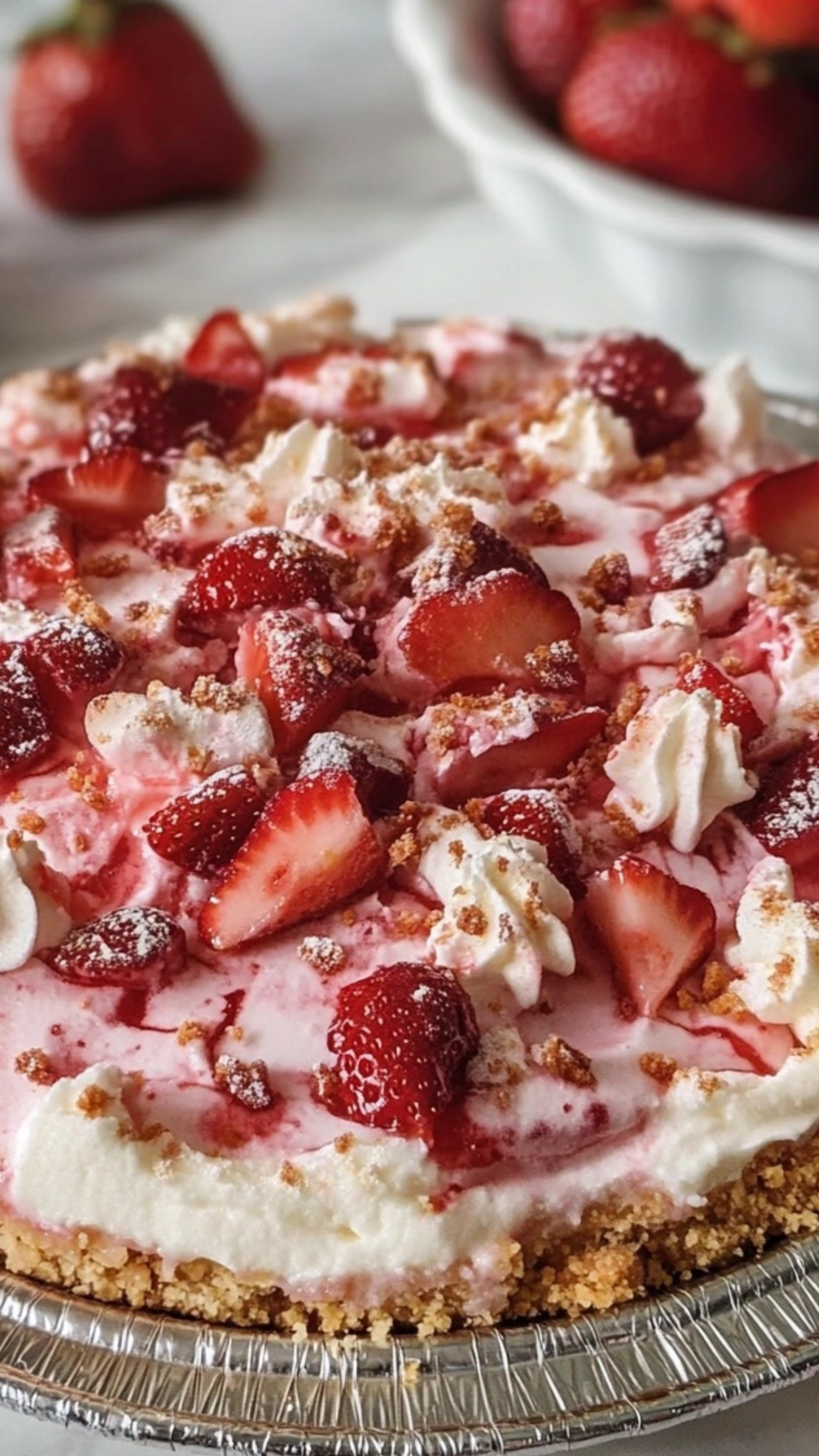 Strawberry Shortcake Freezer Pie: A Summer Delight - Susan Recipes