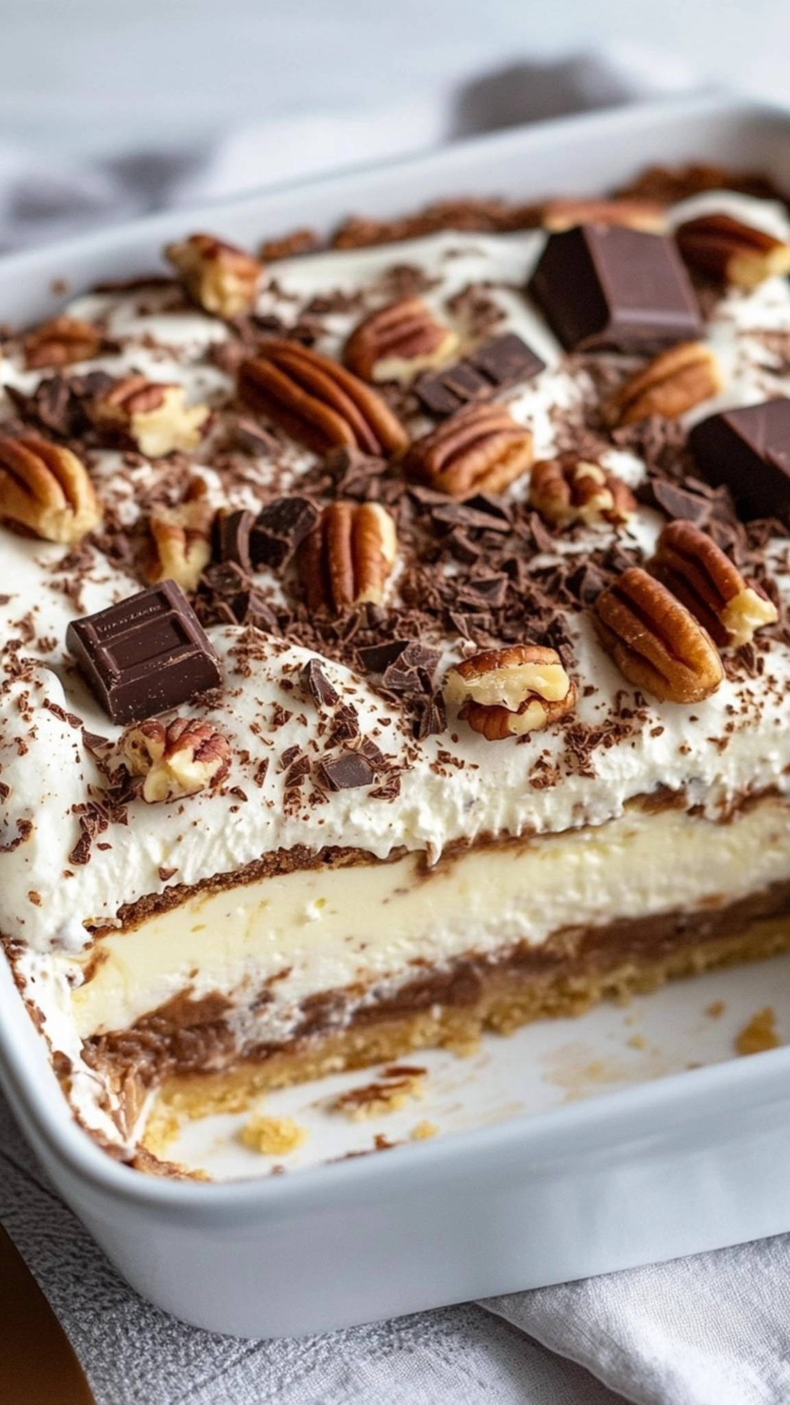 Robert Redford Dessert: A Dreamy, Layered Chocolate Delight - Susan Recipes