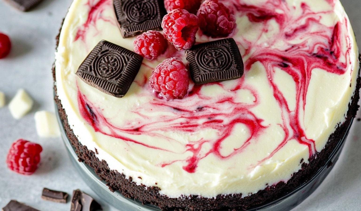 No Bake White Chocolate Raspberry Cheesecake: A Creamy, Irresistible ...