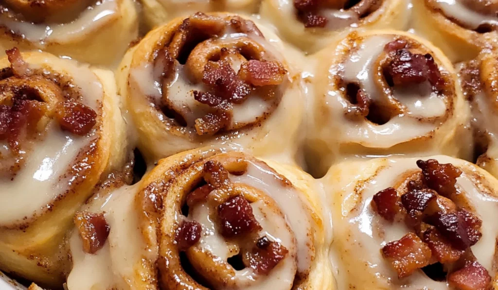 Bourbon Maple Bacon Cinnamon Rolls: A Sweet and Savory Treat for ...